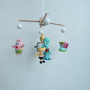 Custom Spongebob Baby Mobile - Etsy