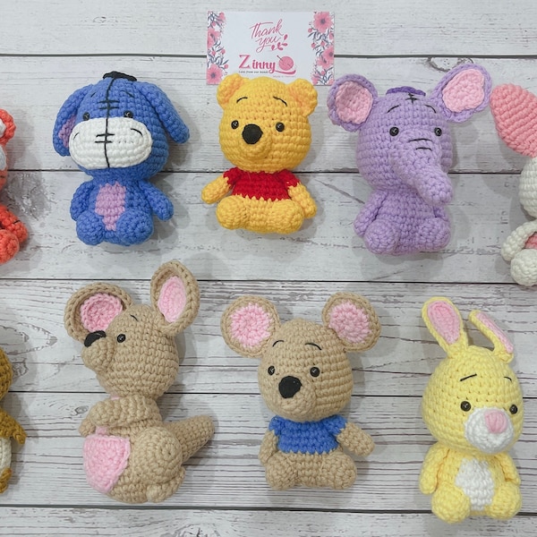 Winnie the Pooh Small Doll - Etsy