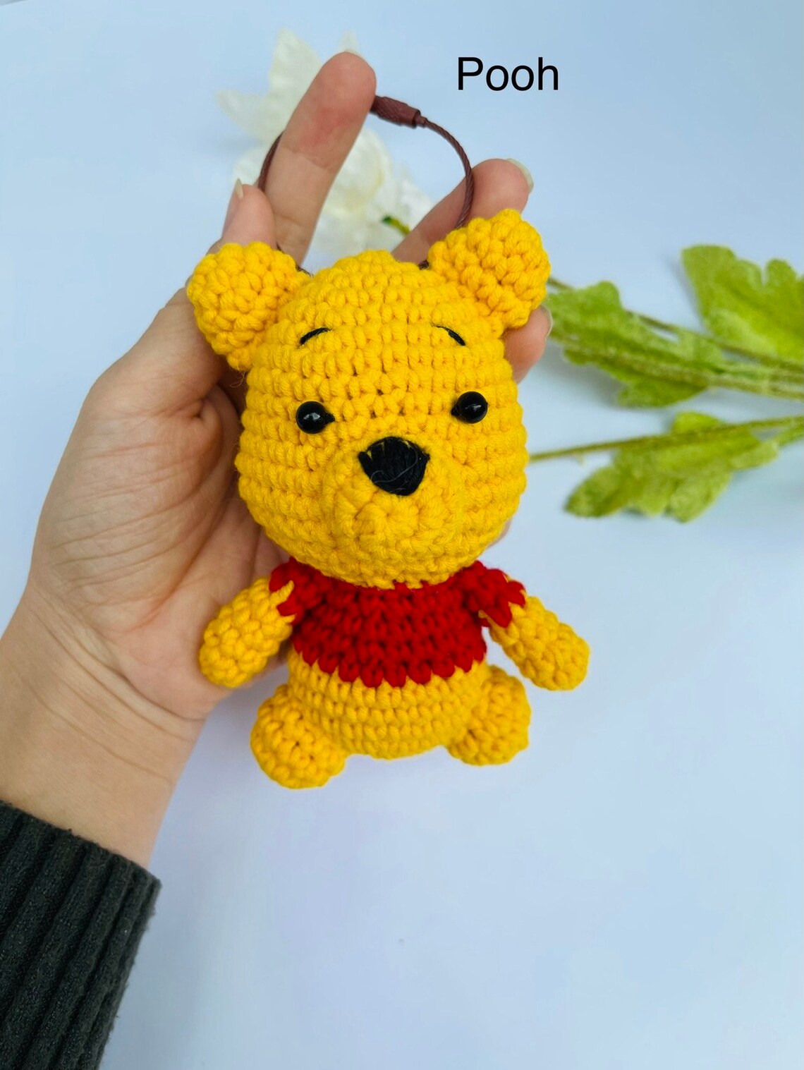 Winnie the Pooh and Friends is 100% Handmade With Pendant Wool Doll ...