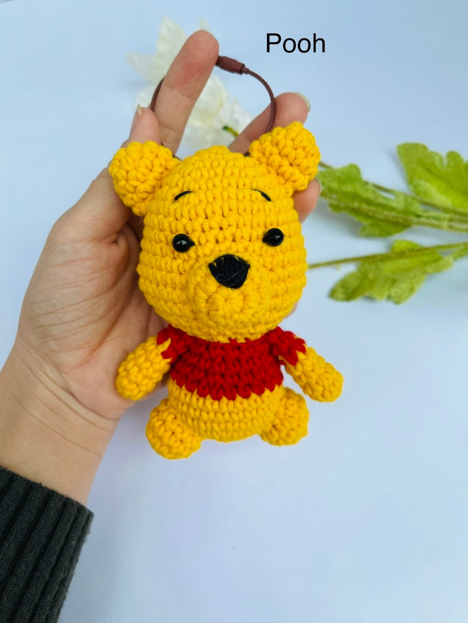 Winnie the Pooh and Friends is 100% Handmade With Pendant Wool Doll ...