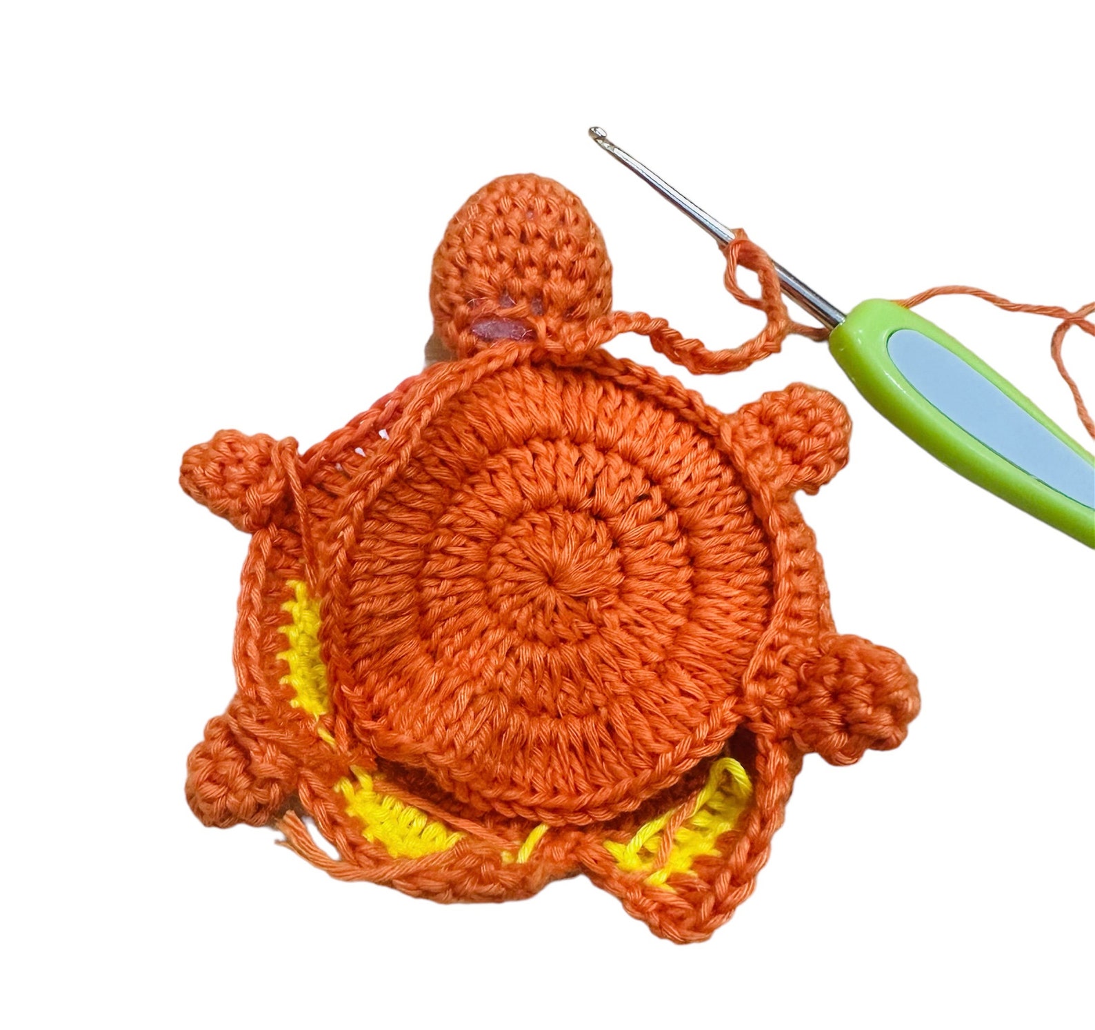 Crochet PATTERN Tape Measure Turtle Keychain/amigurumi /tutorial PDF in ...