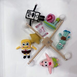 Custom Spongebob Baby Mobile - Etsy