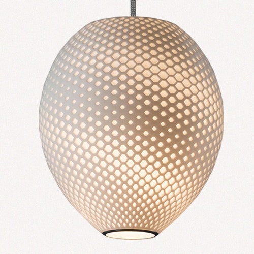 Ceiling Light White Modern Hive Contemporary hivedome - Etsy