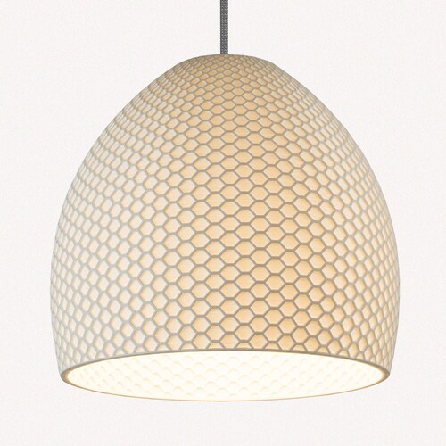 Ceiling Light White Modern Hive Contemporary hivedome - Etsy