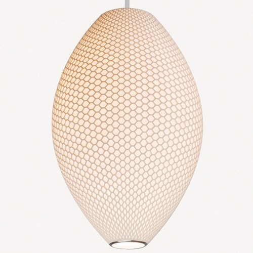 Large White Pendant Light Mid Century Modern-contemporary - Etsy UK