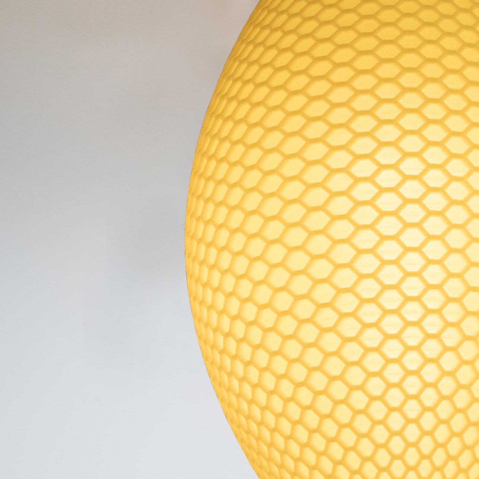 Pendant Light Yellow Modern Retro Contemporary | Etsy