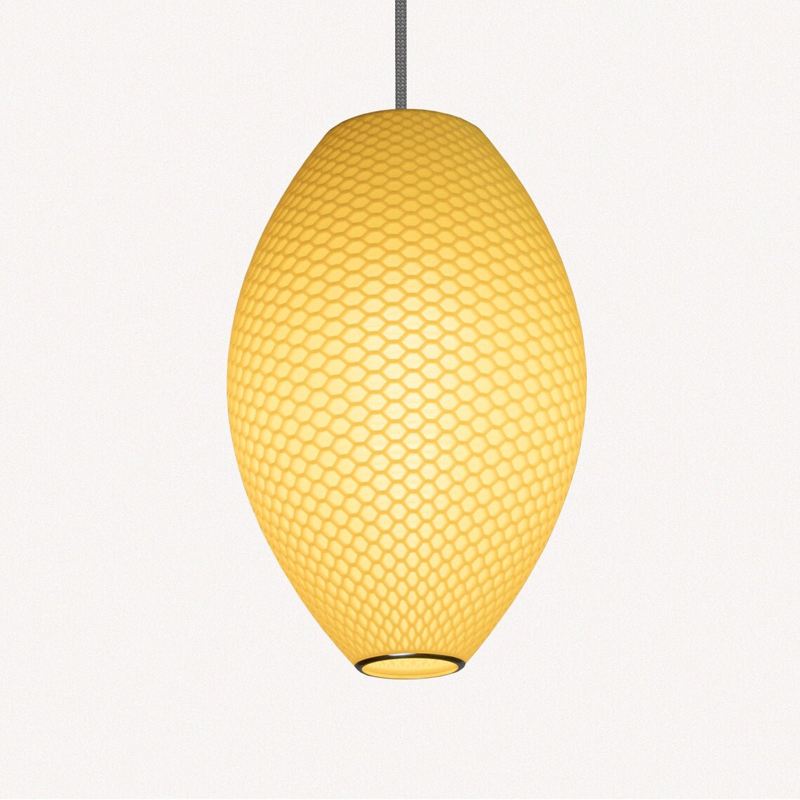 Pendant Light Yellow Modern Retro Contemporary - Etsy