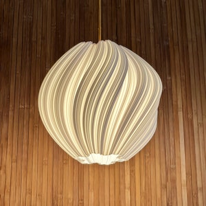 Large Seashell Lampshade - Pendant Light - White - Contemporary ...