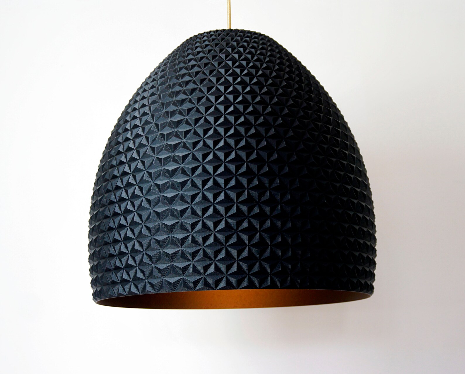 Geodome Pendant Light – Large Geometric Sculptural Ceiling Fixture in ...