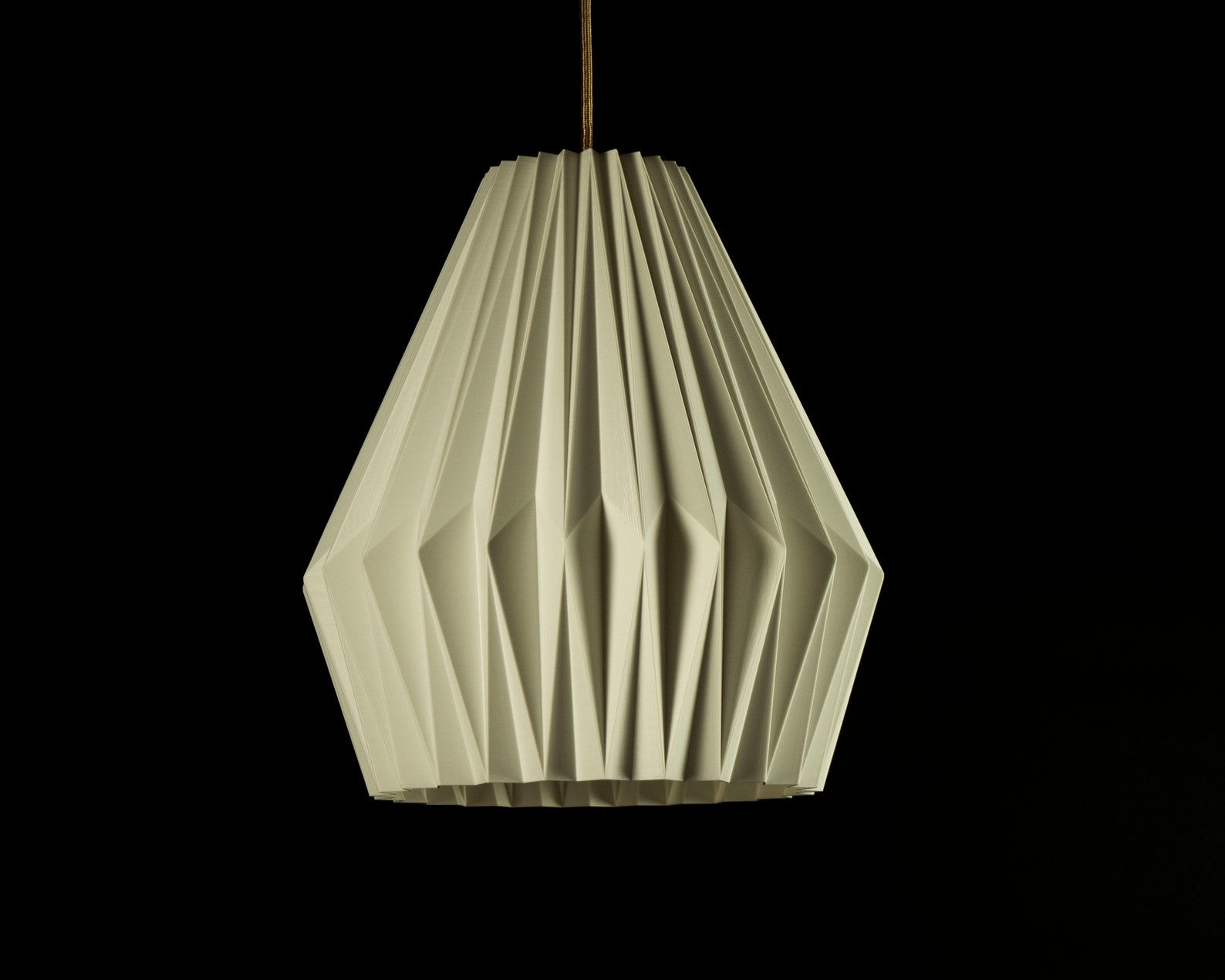 Origami Pendant Light White Lampshade Modern Large | Etsy UK