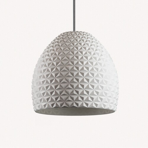 Ceiling Light White Modern Hive Contemporary hivedome - Etsy