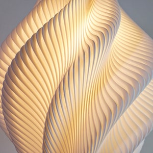 Spiral Wave Lampshade | Ceiling Lamp | Handmade Lamp | Ceiling Light ...