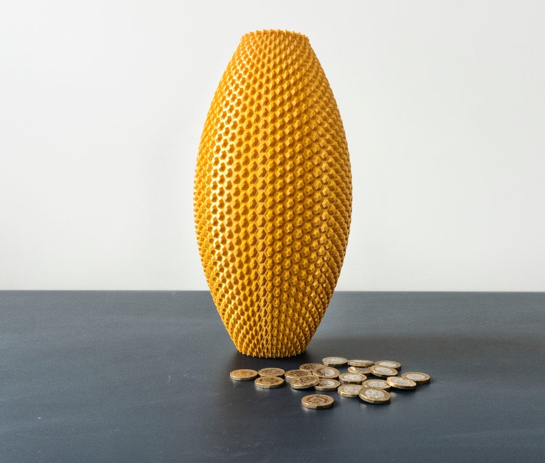 Gold Money Box Unique Modern Piggy Bank Couple Savings Pot - Etsy UK