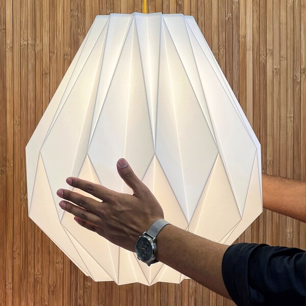 Origami Ceiling Lamp - Etsy