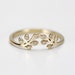 Dainty Leaf Ring Leaf Ring Small Leaves Wedding Band - Etsy