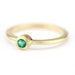 Engagement Ring Simple Engagement Ring Emerald Ring - Etsy