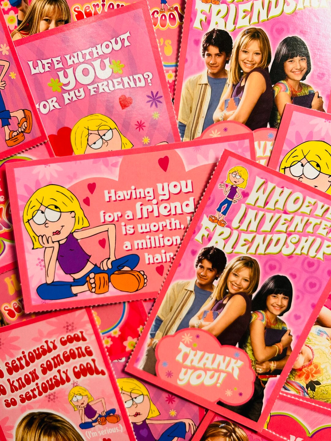 Lizzie Mcguire Pink Valentine's Day Card Mystery Packs - Etsy