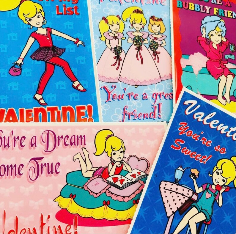 Polly Pocket Valentine's Day Card Mystery Packs | Etsy