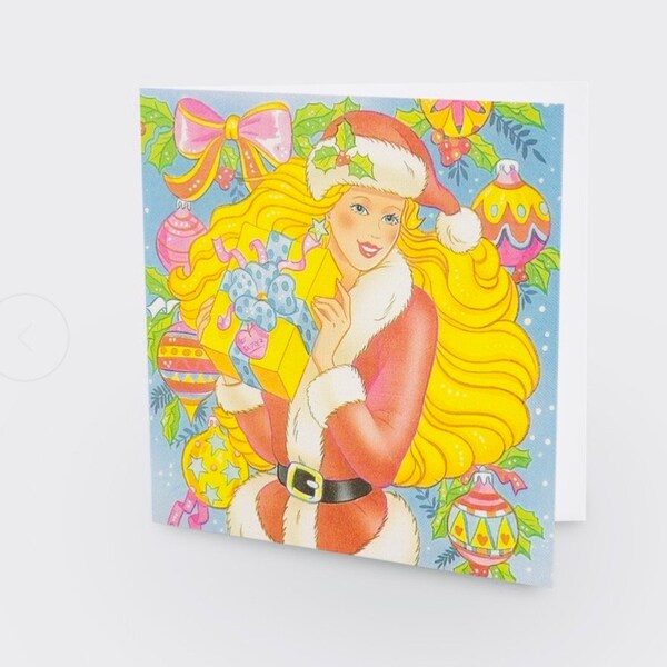 Barbie Christmas Card - Etsy