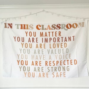 In This Classroom Tapestry - Etsy