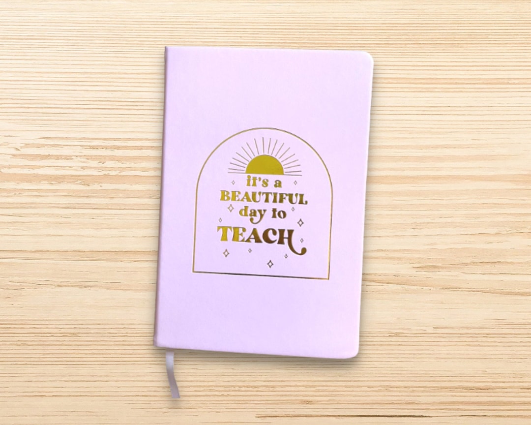 IMPERFECT Undated Pink Casebound Teacher Planner A5 Size - Etsy