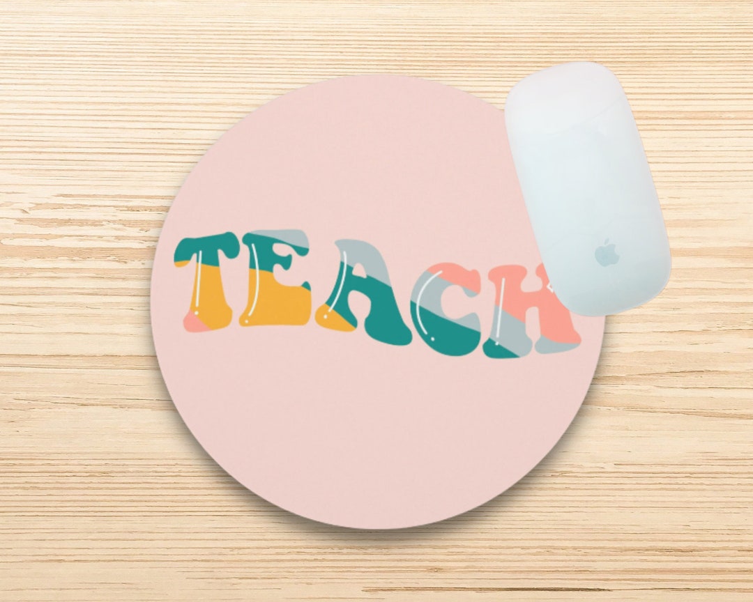 Groovy Teach Mouse Pad - Etsy