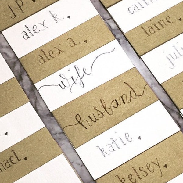 Rehearsal Dinner Name Tags - Etsy