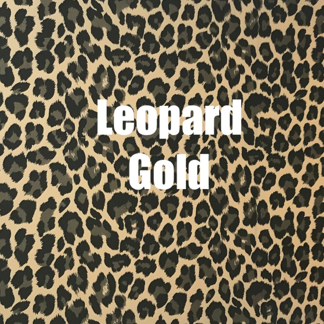Leopard Pattern Vinyl, Animal Print Printed Patterned Vinyl, Leopard ...