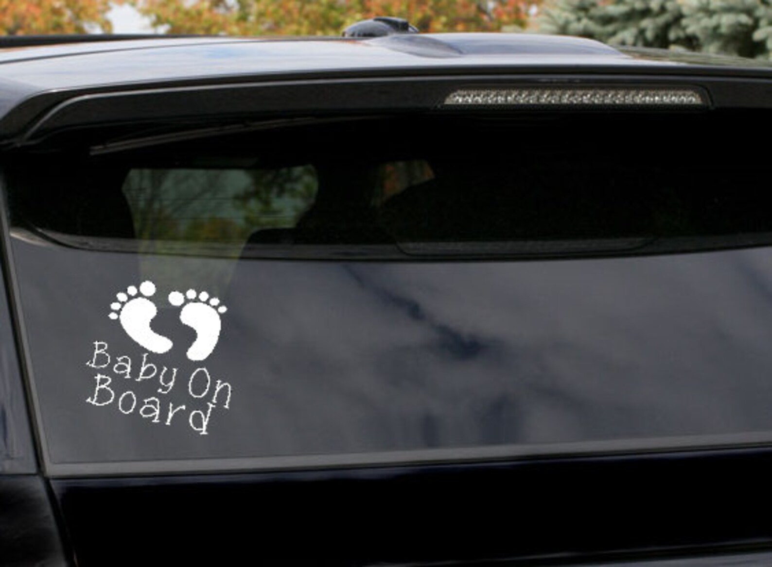 Baby on Board // Window Sticker // Window Decal // Vehicle | Etsy
