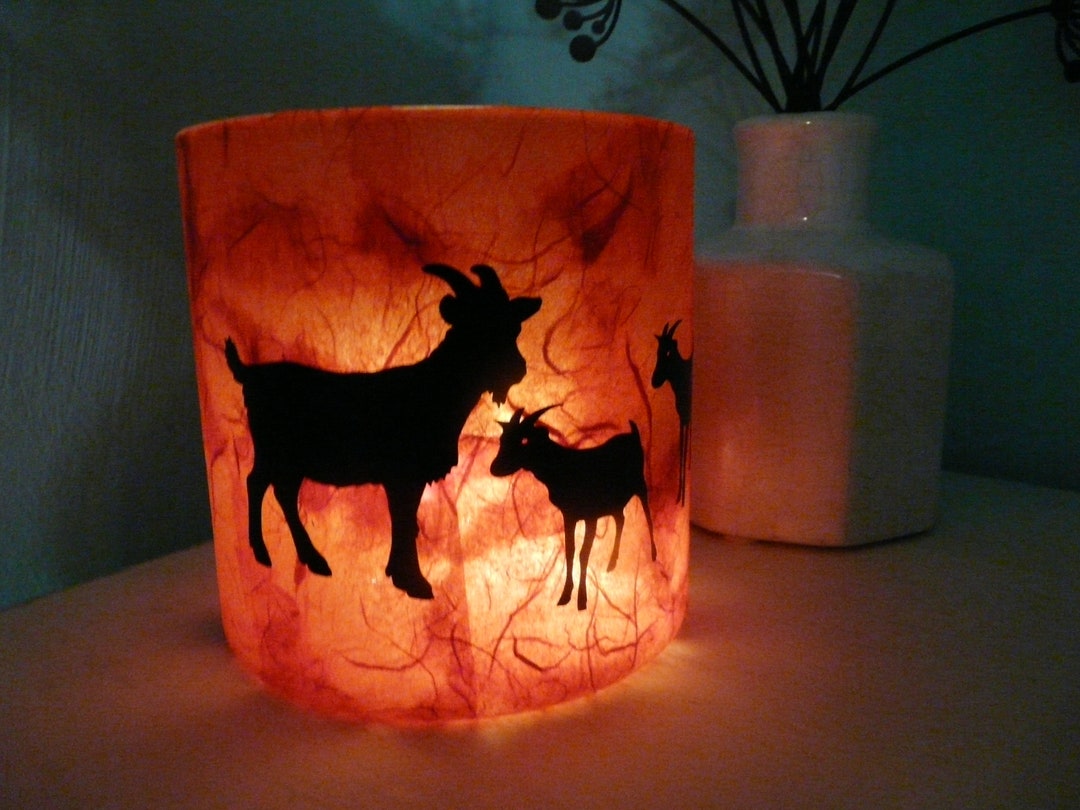 Cute Goats Bleating Goats Goat Lamp Autumn Lamp Table Lamp - Etsy