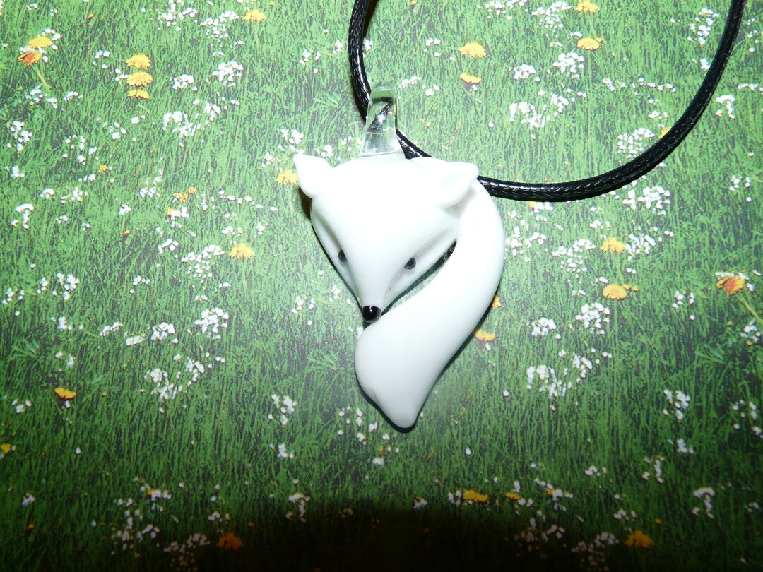 Fox Chain Glass Chain Necklace Fox Chain Party Birthday - Etsy