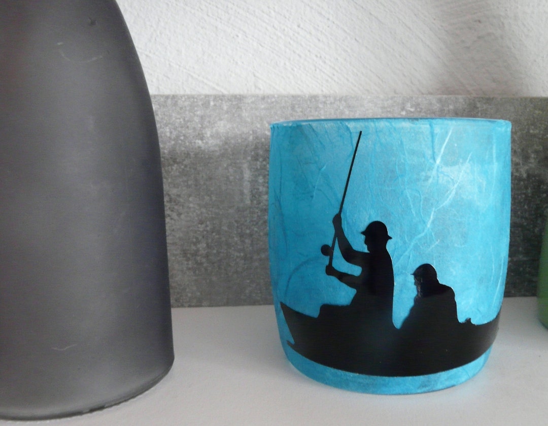 Fishing Lamp Angler Fishing Sports Lamp Table Lamp for Candle Lights ...