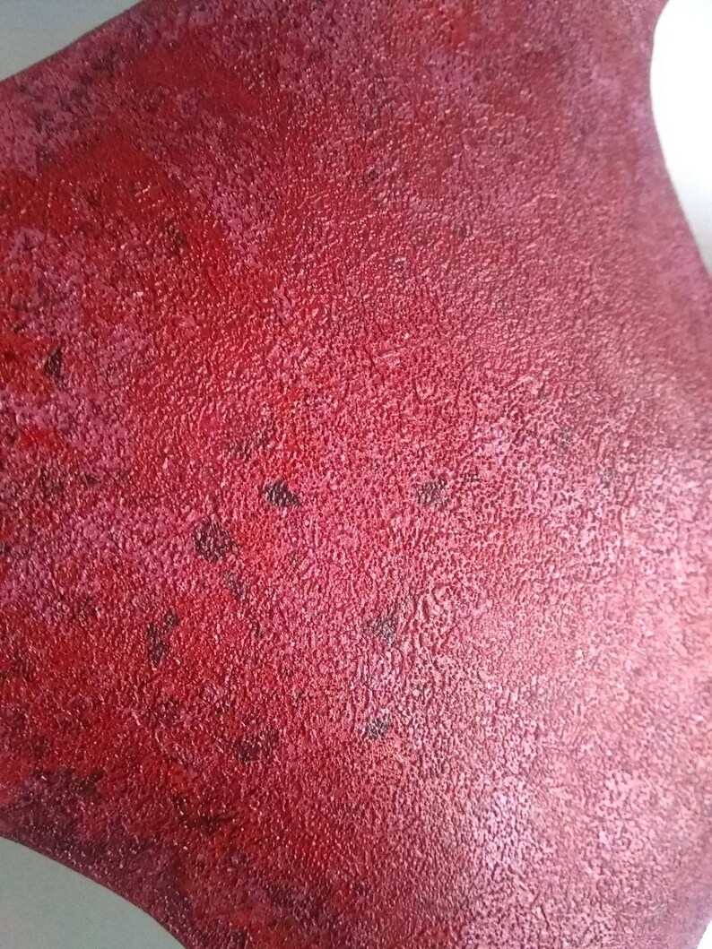 Red Thingy 1 Abstract Wall Sculpture Surreal Metal - Etsy