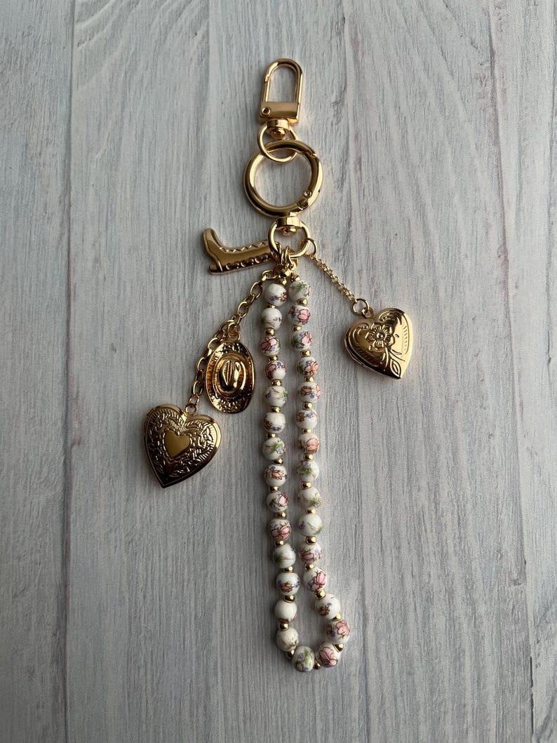 Heart Locket Keychain - Etsy