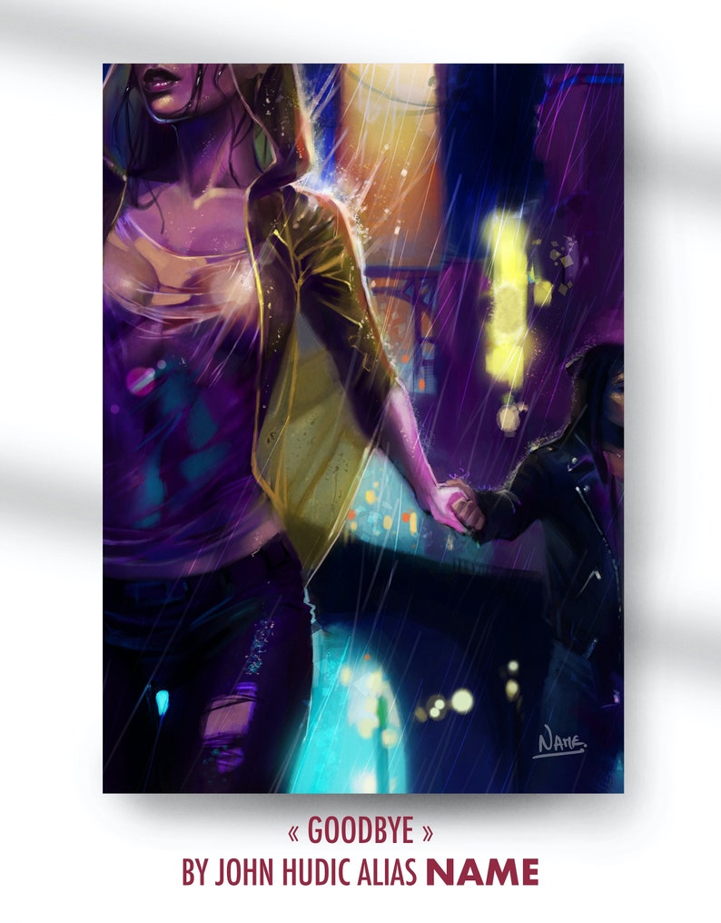 Goodbye High Quality Digital Painting Ultra HD Photo & - Etsy