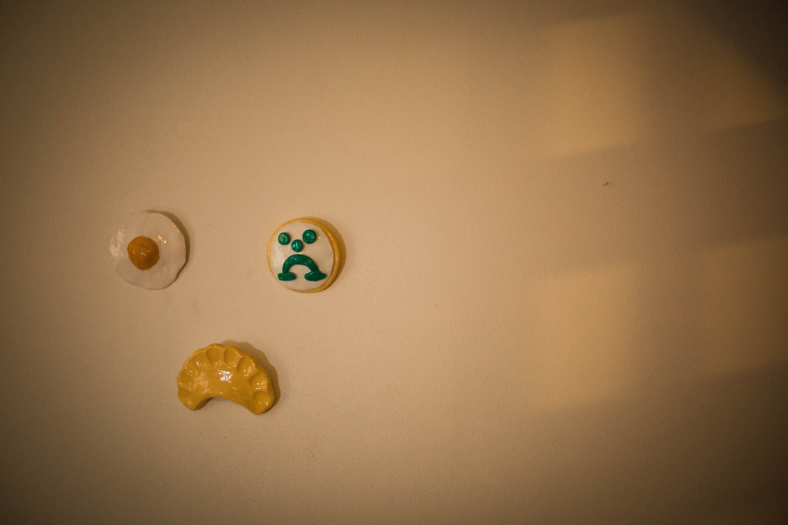 Handmade Ceramic Sad Cookie Wall Art, Pittsburgh Art, Eclectic Wall Art ...