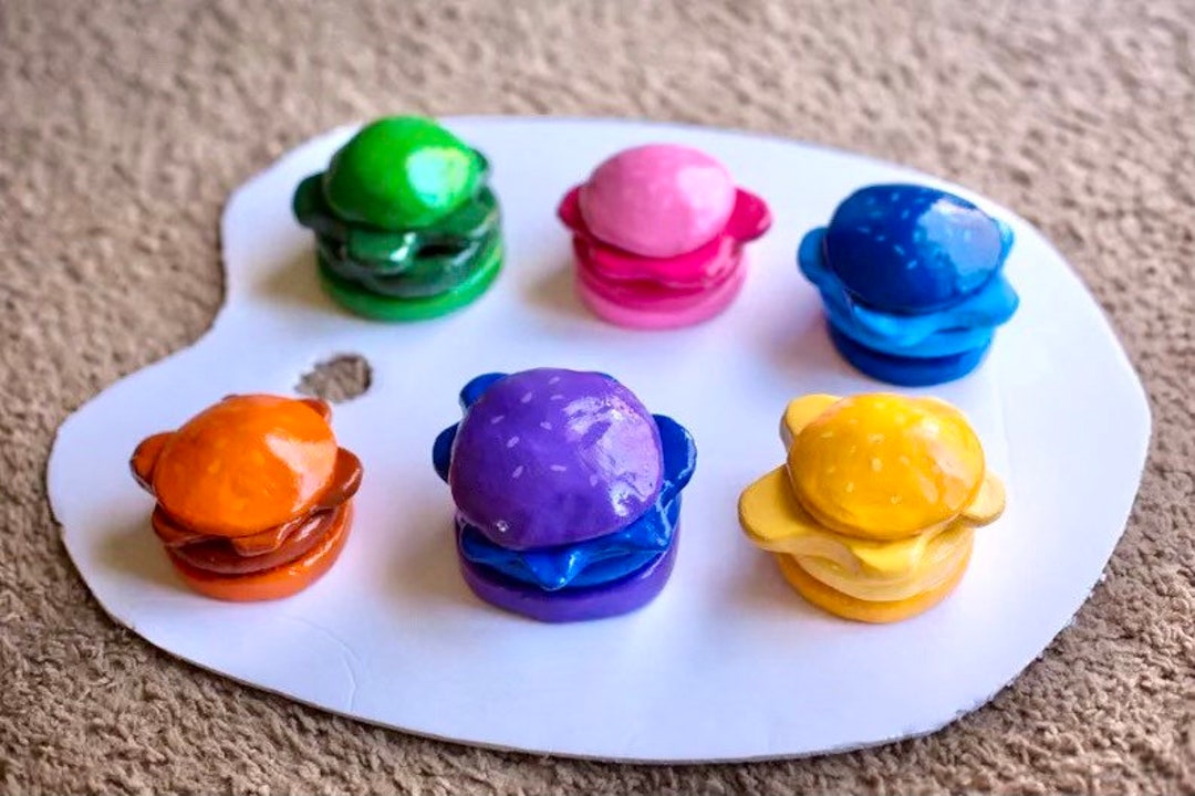 Burger Box, Cheeseburger Trinket Box, Jewelry Box, Kid's Gift, Trinket ...