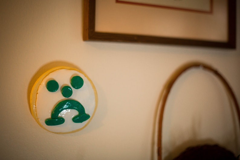 Handmade Ceramic Sad Cookie Wall Art Pittsburgh Art Eclectic - Etsy