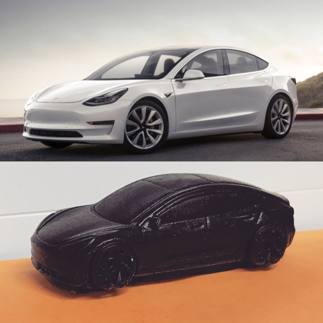 Tesla Model 3 Shaped Soap 4 Pack - Etsy