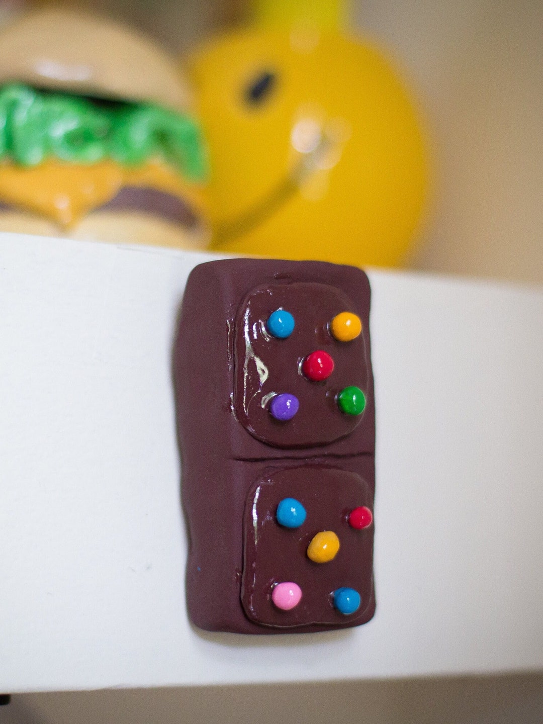 Handmade Ceramic Wall Decor Cosmic Brownie, Eclectic Art, Fake Food ...