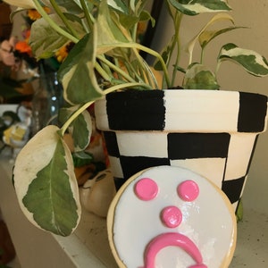 Handmade Ceramic Sad Cookie Wall Art, Pittsburgh Art, Eclectic Wall Art ...