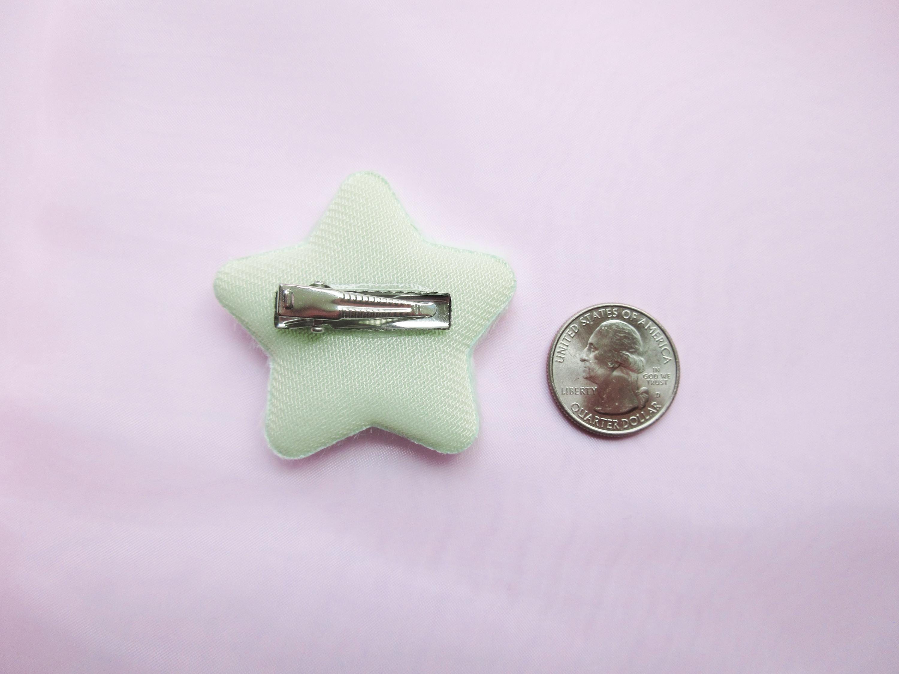 Fuzzy Star Hair Clip | Cutecore Furry Plush Star Hair Clip | Kawaiicore ...