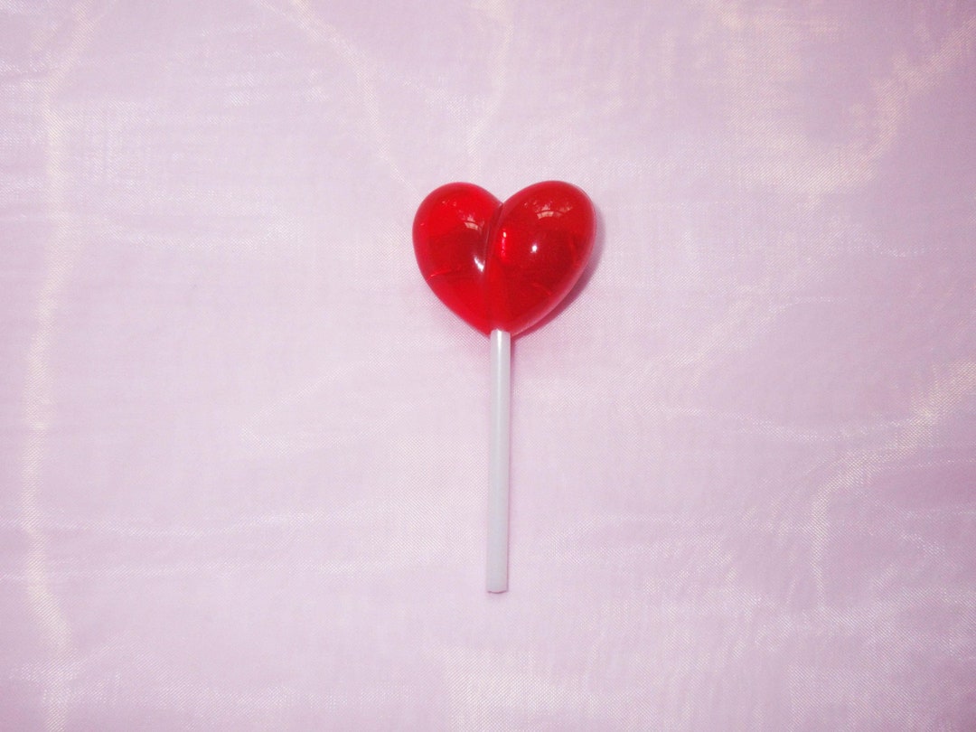 Heart Lollipop Hair Clip | Cutecore Candy Hair Clip | Kawaiicore, Fairy ...
