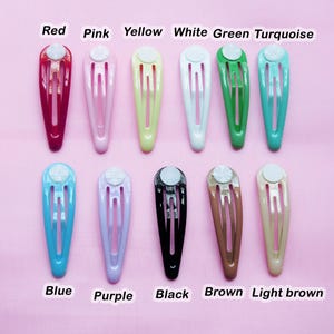 Strawberry or Cherry Hair Clip | Kawaii Cutecore Cabochon Clip ...