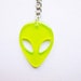 Alien Keychain, Pastel Goth Aesthetic 90's Outer Space Key Chain, Resin ...