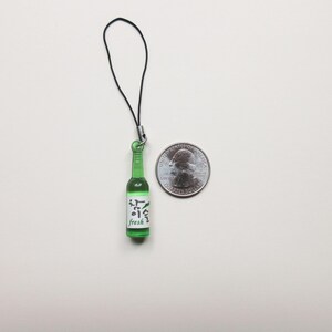 Korean Soju Phone Charm | Kawaii Korean Bottle Fruit Drink Phone Strap ...