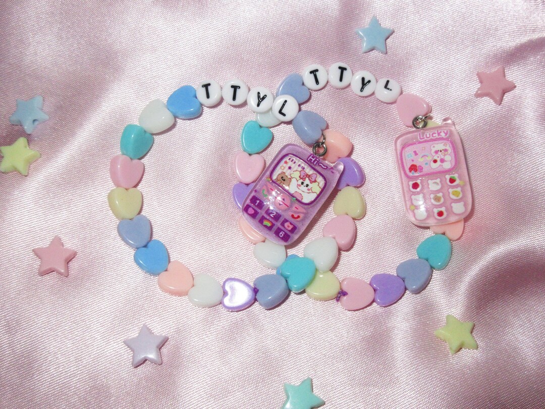 TTYL Cellphone Bracelet | Cutecore Pastel Fairy Kei | Kawaiicore ...