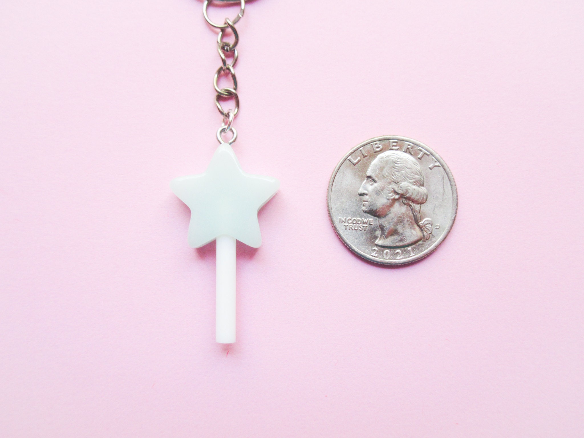Pastel Star Lollipop Keychain | Cutecore Fairy Kei | Kawaii Aesthetic ...