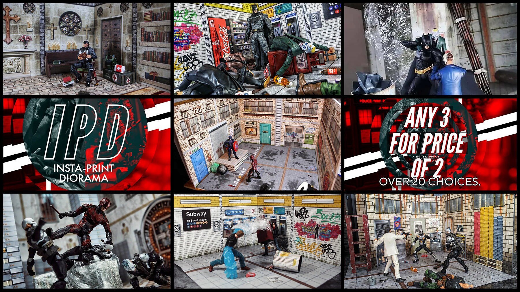 Home Printable Asylum Diorama- Digital Download Toy Photography A4 ...