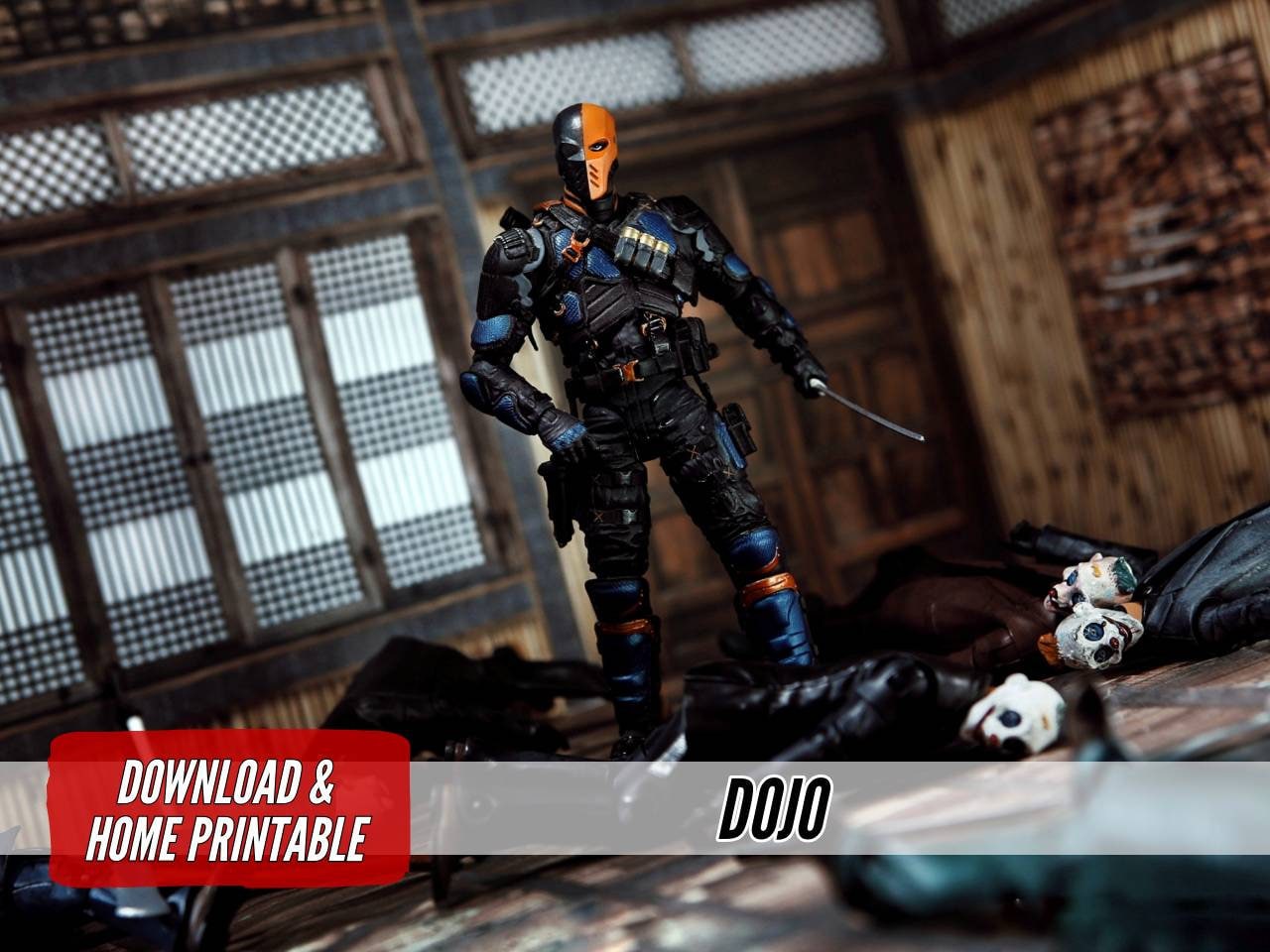 Home Printable Dojo Diorama Digital Download Toy Photography | Etsy UK